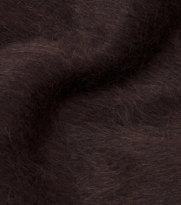 Acne Studios Fringed Alpaca And Wool Scarf