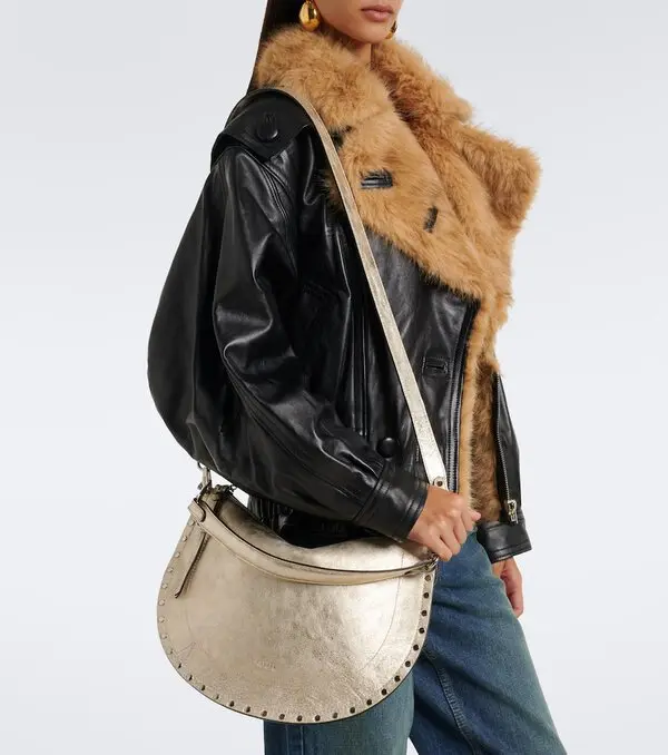 Isabel Marant Étoile Oskan Soft Medium Leather Shoulder Bag