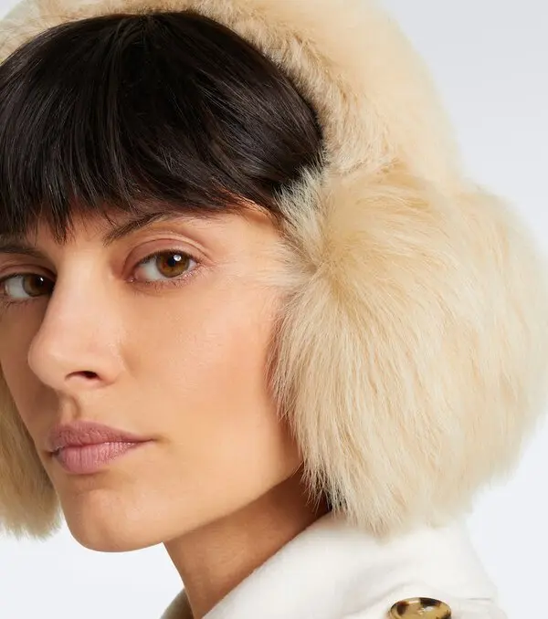 Burberry Shearling Earmuffs