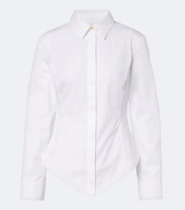Jacquemus Triangle Cotton Poplin Shirt