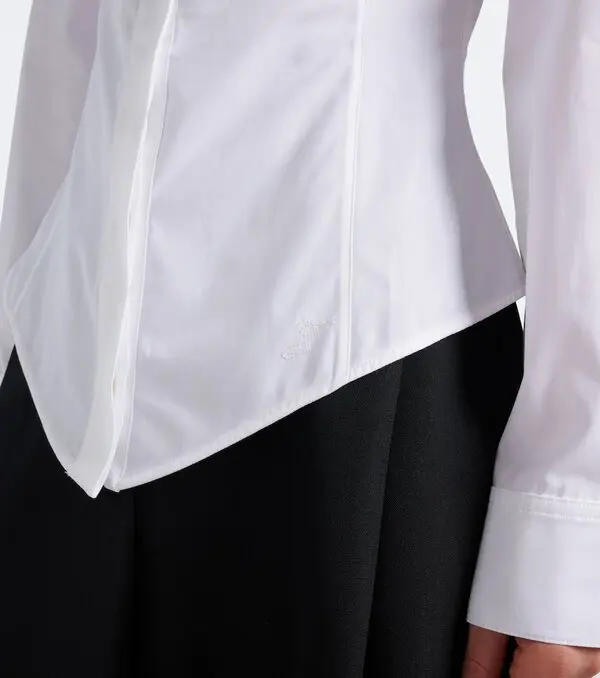 Jacquemus Triangle Cotton Poplin Shirt