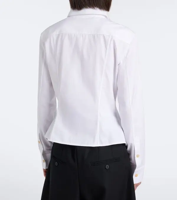 Jacquemus Triangle Cotton Poplin Shirt