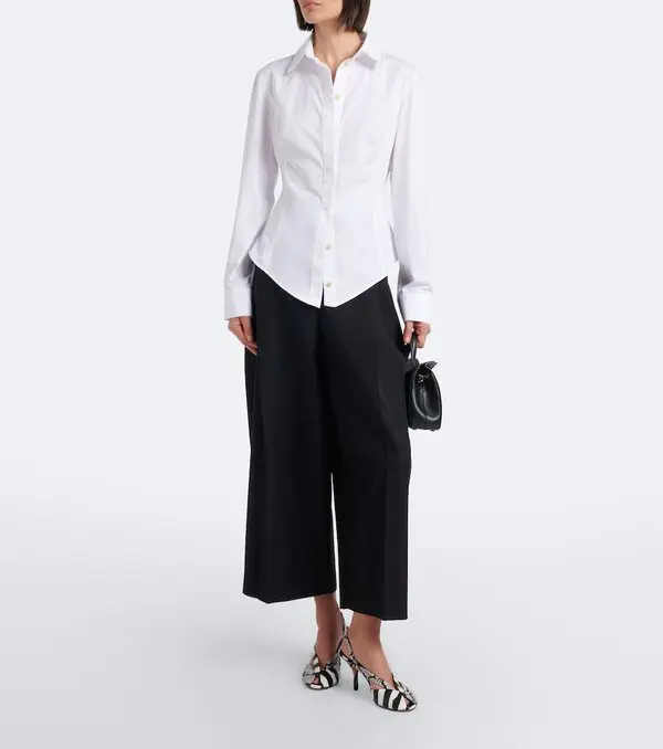 Jacquemus Triangle Cotton Poplin Shirt