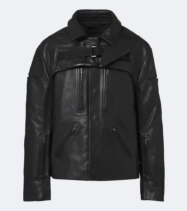Rick Owens Mac Convertible Leather Jacket
