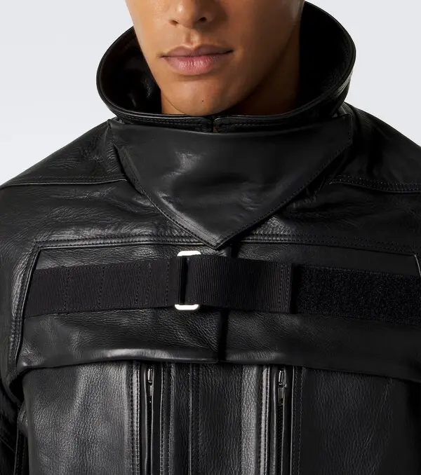 Rick Owens Mac Convertible Leather Jacket