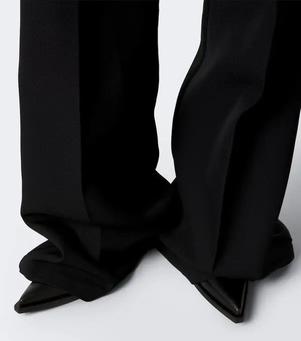 Rick Owens Bela Virgin Wool Wide-leg Pants