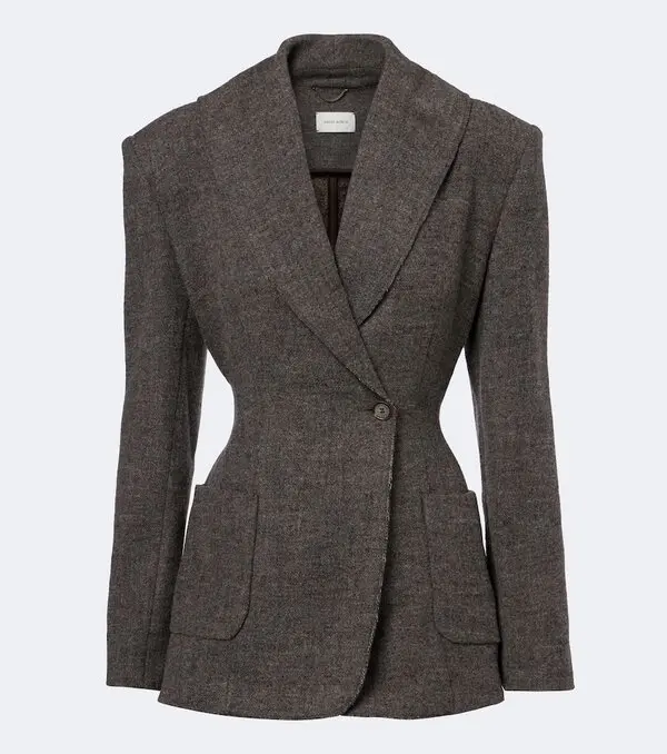 Magda Butrym Double-breasted Wool And Cashmere-blend Blazer