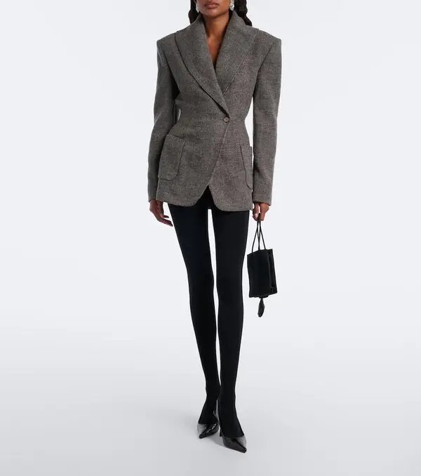 Magda Butrym Double-breasted Wool And Cashmere-blend Blazer