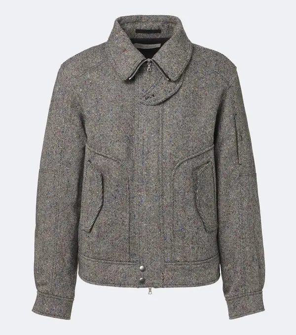Dries Van Noten Checked Wool Jacket