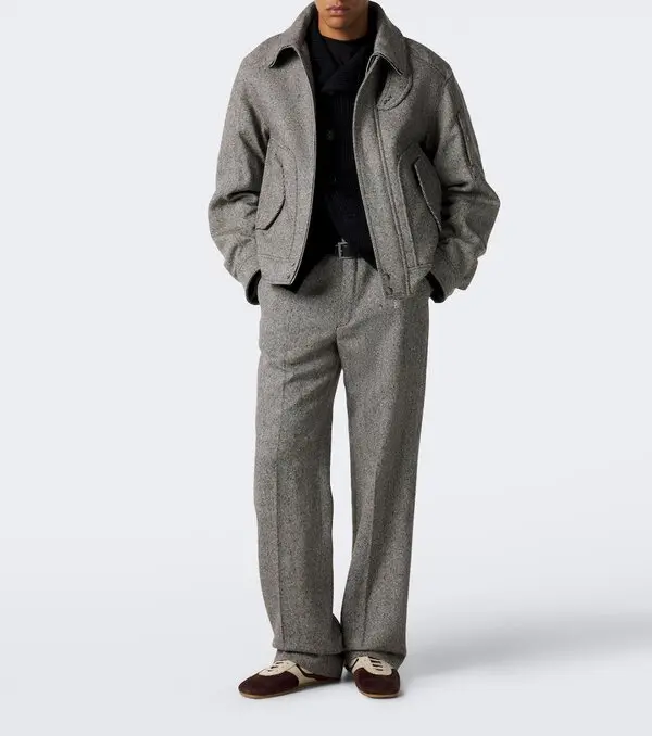 Dries Van Noten Checked Wool Jacket