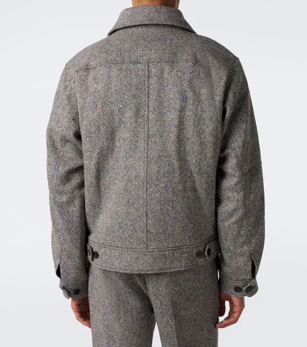 Dries Van Noten Checked Wool Jacket
