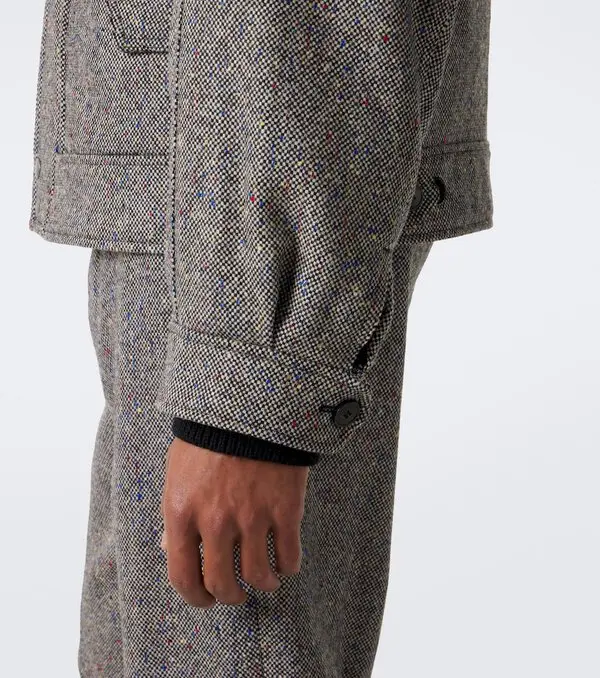 Dries Van Noten Checked Wool Jacket
