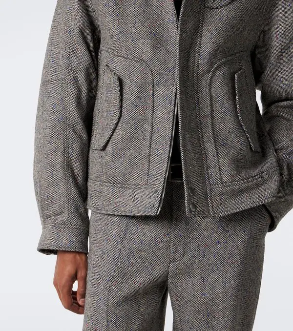 Dries Van Noten Checked Wool Jacket
