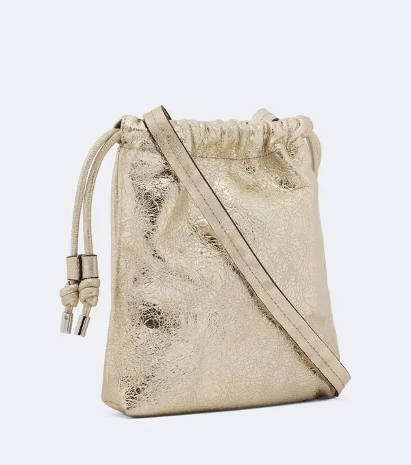 Isabel Marant Étoile Silven Mini Metallic Leather Crossbody Bag