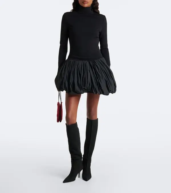 Magda Butrym Shearling-lined Suede Knee-high Boots