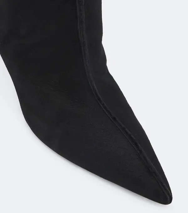 Magda Butrym Shearling-lined Suede Knee-high Boots
