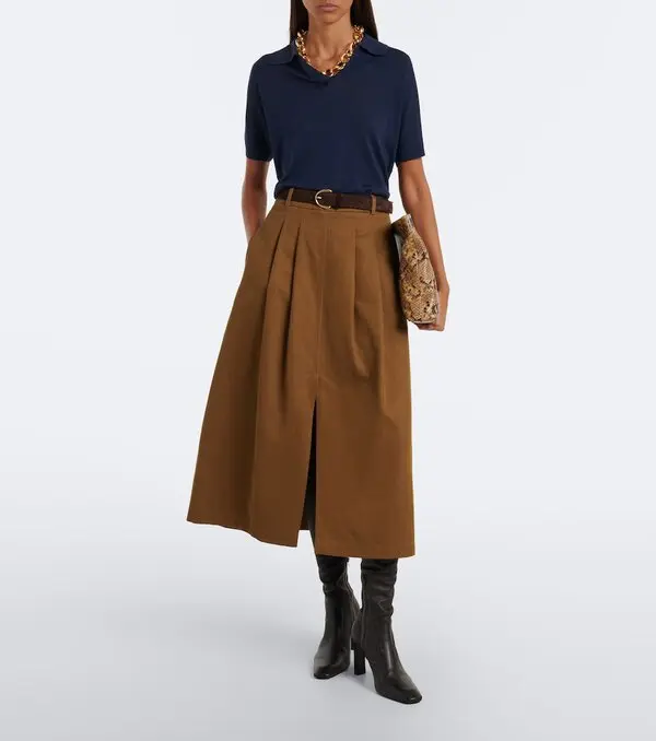 JOSEPH Niata Silk Polo Shirt