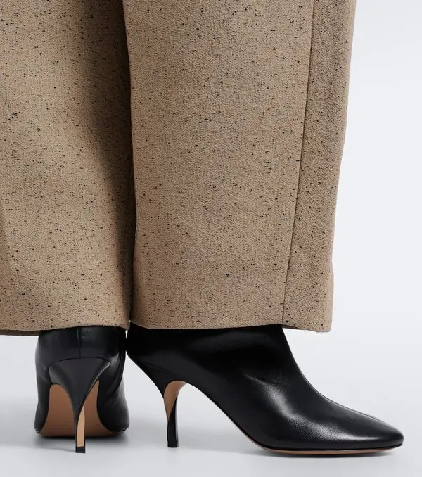 Jacquemus Collant Leather Ankle Boots