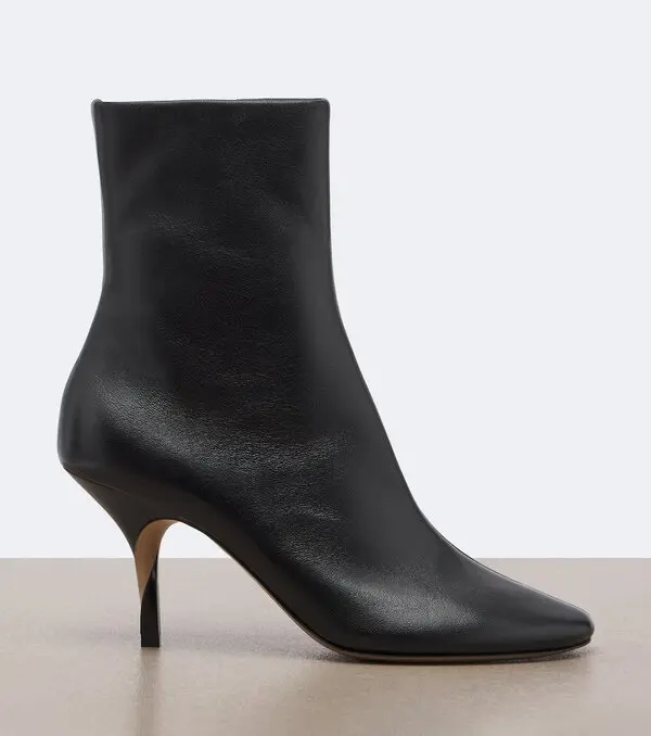 Jacquemus Collant Leather Ankle Boots