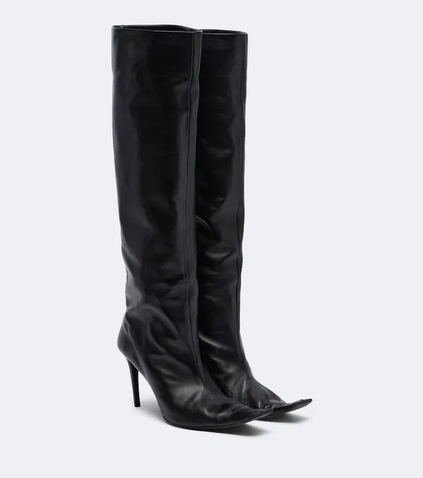 Khaite Marlene Leather Knee-high Boots