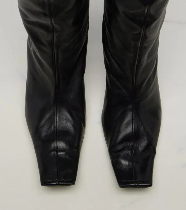 Khaite Marlene Leather Knee-high Boots
