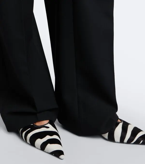 TOTEME Zebra-print Calf Hair Pumps