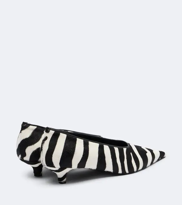 TOTEME Zebra-print Calf Hair Pumps