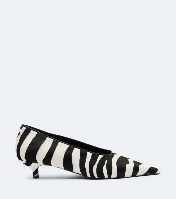 TOTEME Zebra-print Calf Hair Pumps