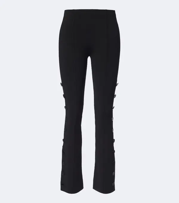 Proenza Schouler Martina Flared Pants - Black