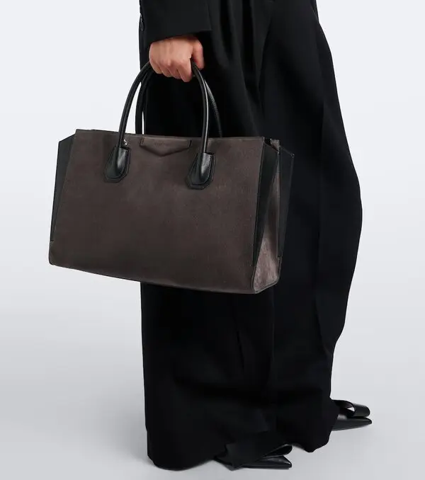 Givenchy Antigona Catchall Medium Suede Tote Bag