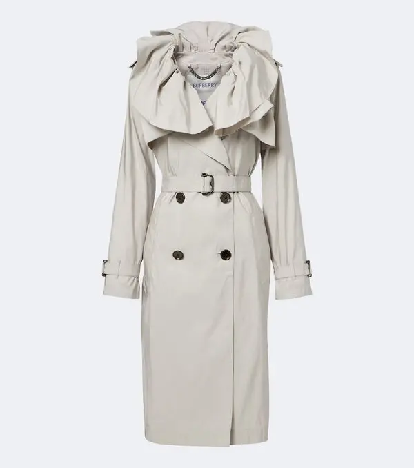 Burberry Ruffled Trench Coat