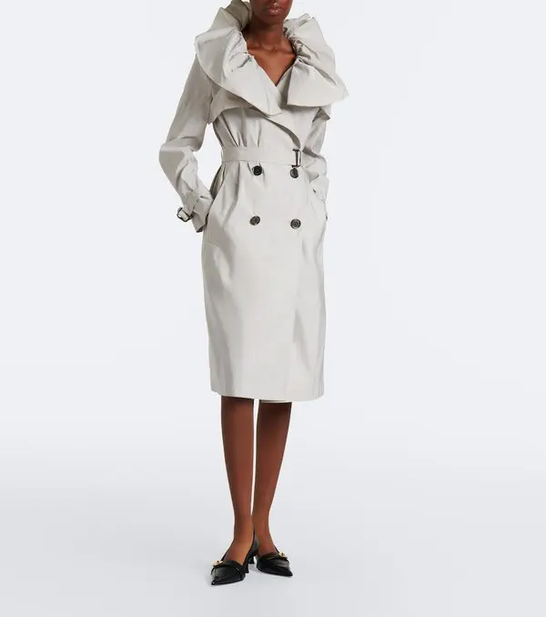 Burberry Ruffled Trench Coat