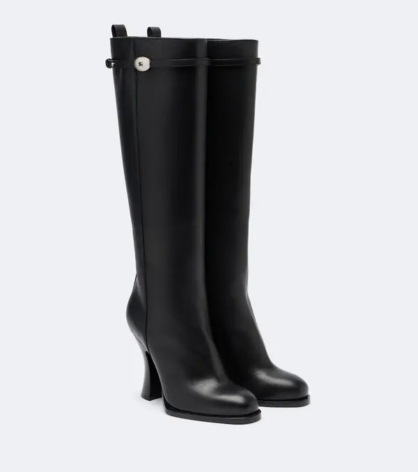 Burberry Ekd Leather Knee-high Boots
