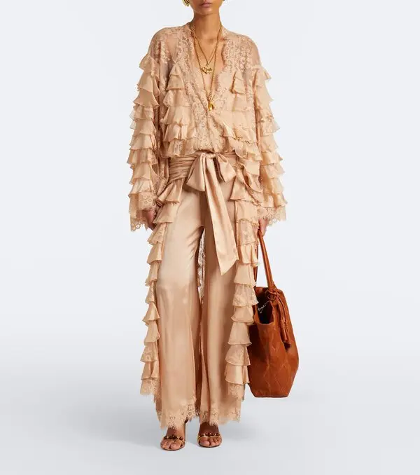 Zimmermann Cloud 91 Leather And Suede Shopper
