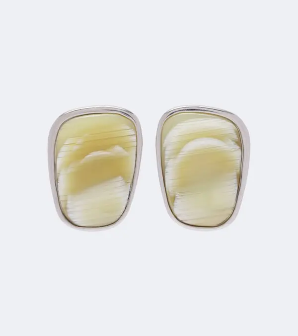 Acne Studios Embellished Earrings - Silver