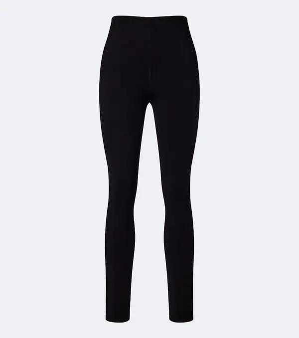Balmain Knitted Leggings - Black