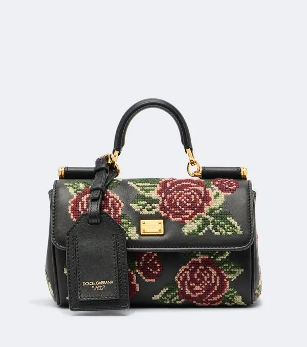 Dolce & Gabbana My Sicily Mini Leather Top-handle Bag