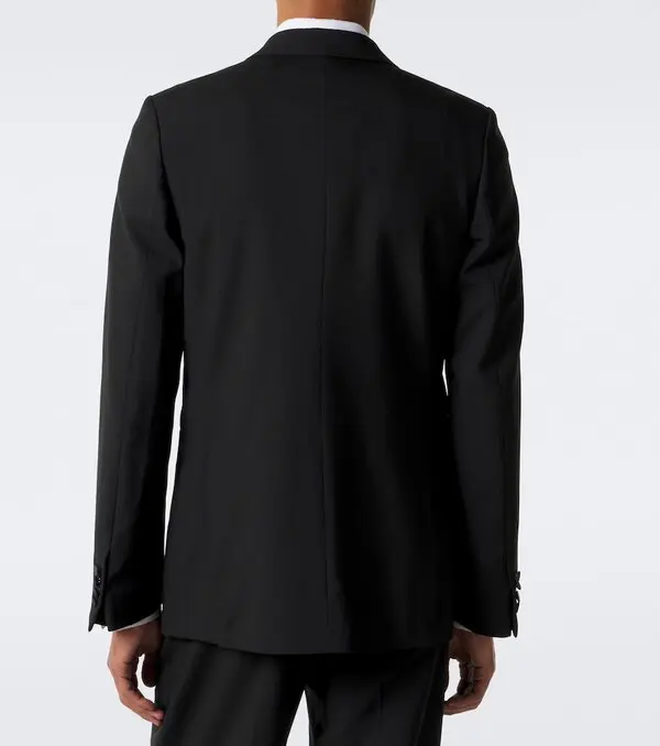 Dries Van Noten Double-breasted Wool And Silk-blend Blazer