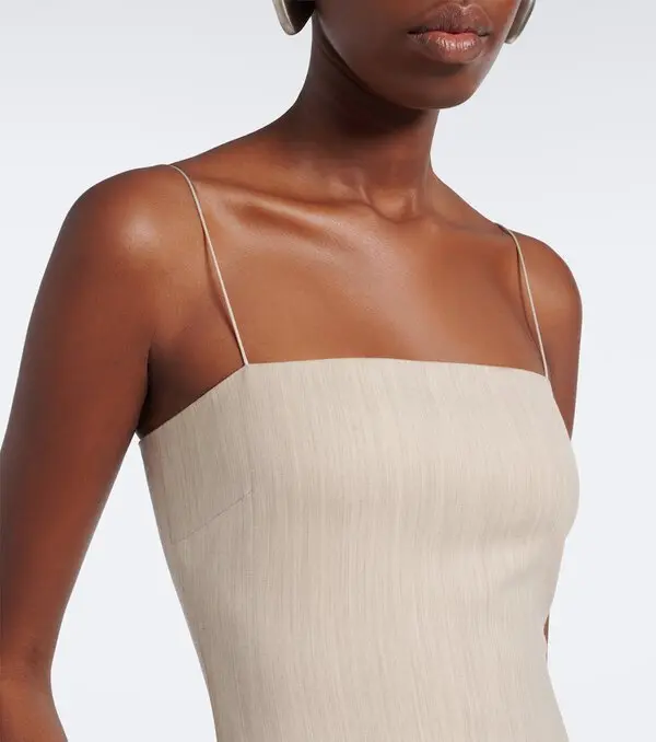 Jacquemus Paradiso Wool-blend Midi Dress