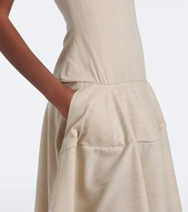 Jacquemus Paradiso Wool-blend Midi Dress