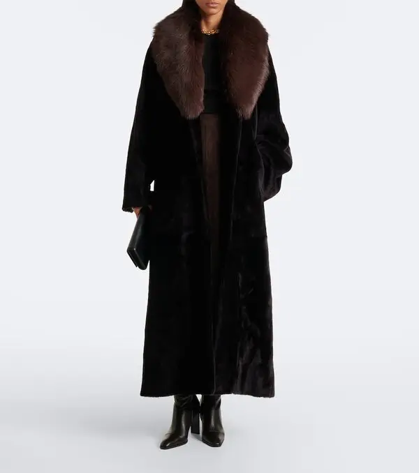 Nour Hammour Astoria Shearling Coat
