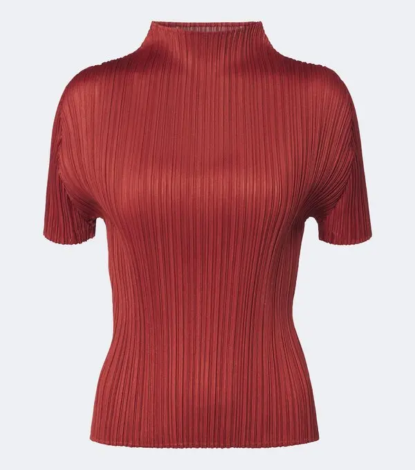 Issey Miyake Monthly Colors: September Pleated Top