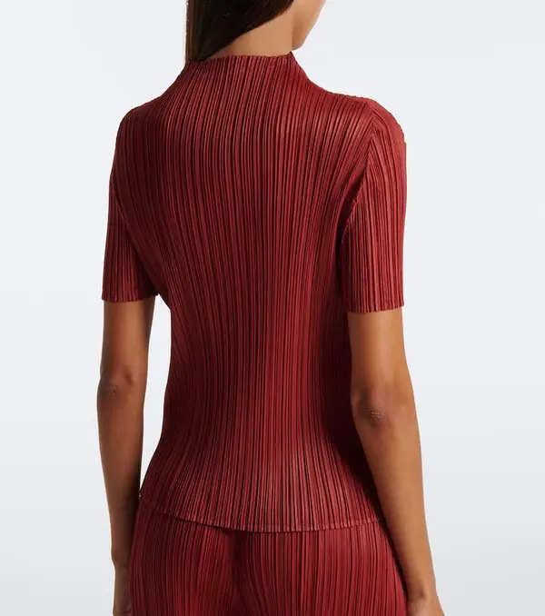 Issey Miyake Monthly Colors: September Pleated Top