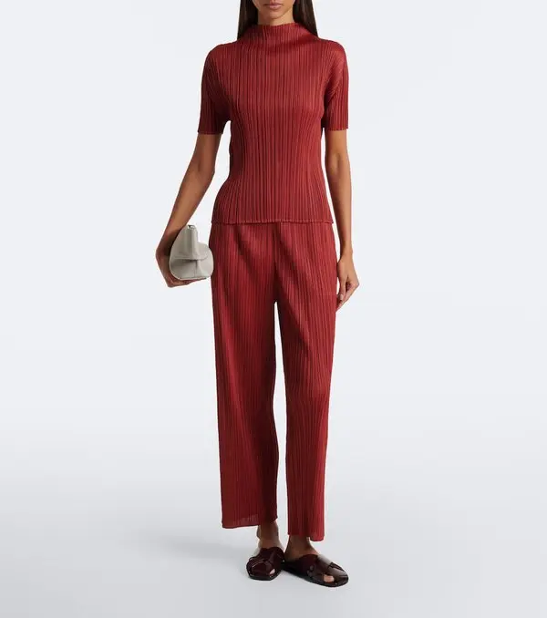 Issey Miyake Monthly Colors: September Pleated Top