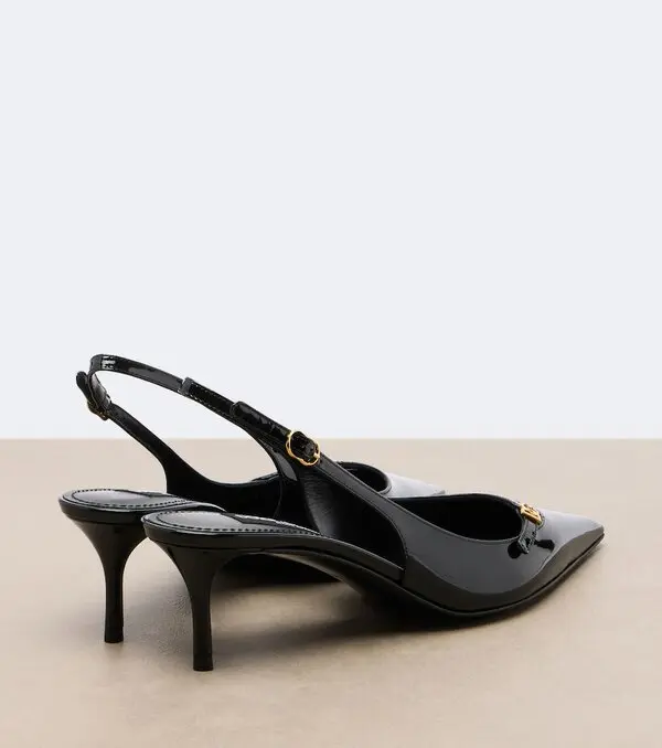 Dolce & Gabbana Patent Leather Slingback Pumps