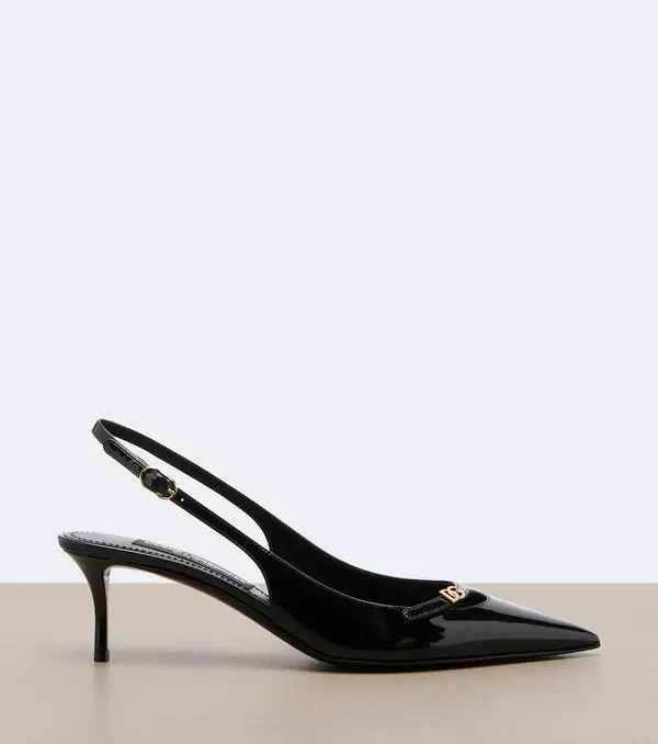 Dolce & Gabbana Patent Leather Slingback Pumps