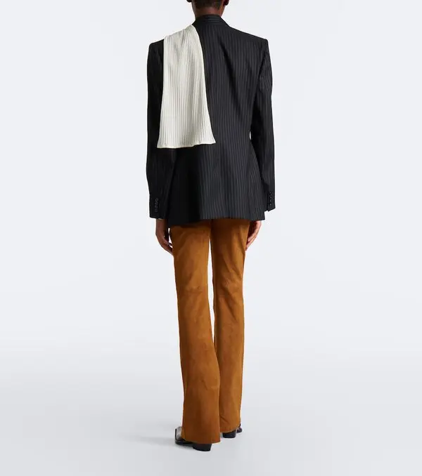 7 For All Mankind Dojo Suede Flared Pants