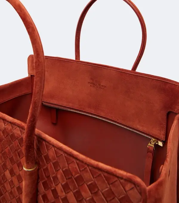Bottega Veneta Barbara Large Suede Tote Bag