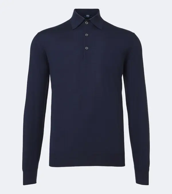 Fedeli Wool Polo Sweater
