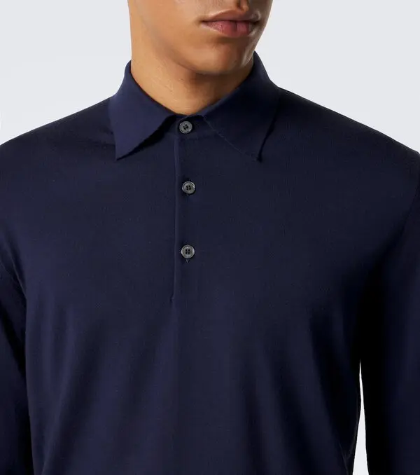 Fedeli Wool Polo Sweater